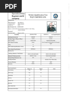 Welder ID Card Formats and Samples | PDF | Computers | Technology ...