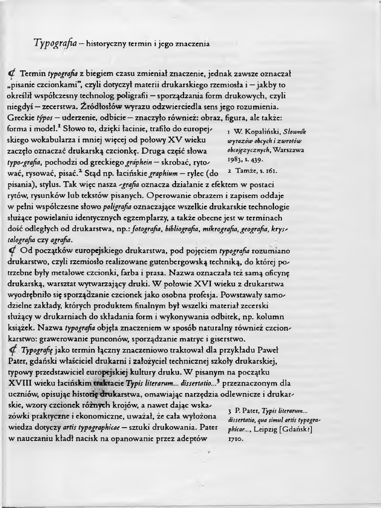 Tomaszewski Typografia | PDF