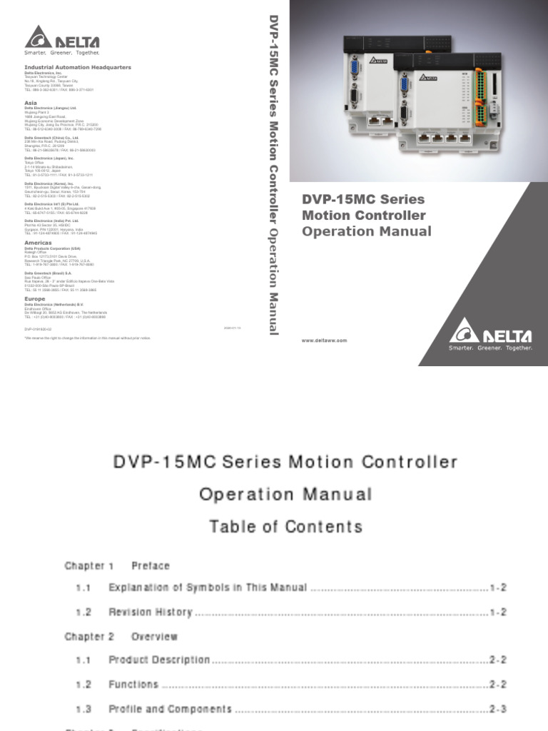 Delta Ia-Plc Dvp15mc Om en 20200113 | PDF | Electrical Engineering ...