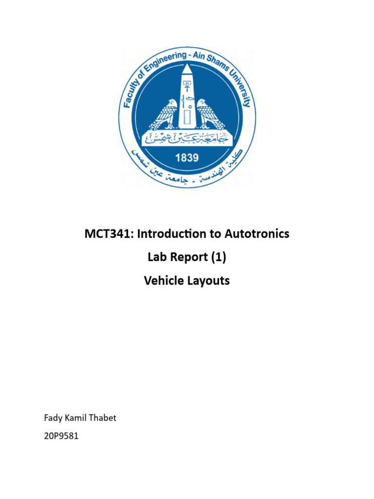 Lab 1 | PDF | Brake | Pickup Truck Lab 1 | PDF | Brake | Pickup Truck
