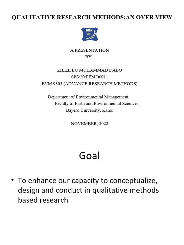 Advance Research Methods | PDF | Qualitative Research | Social Sciences