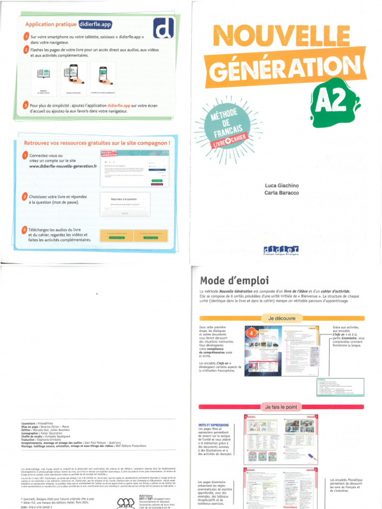 Nouvelle Generation A2 | PDF