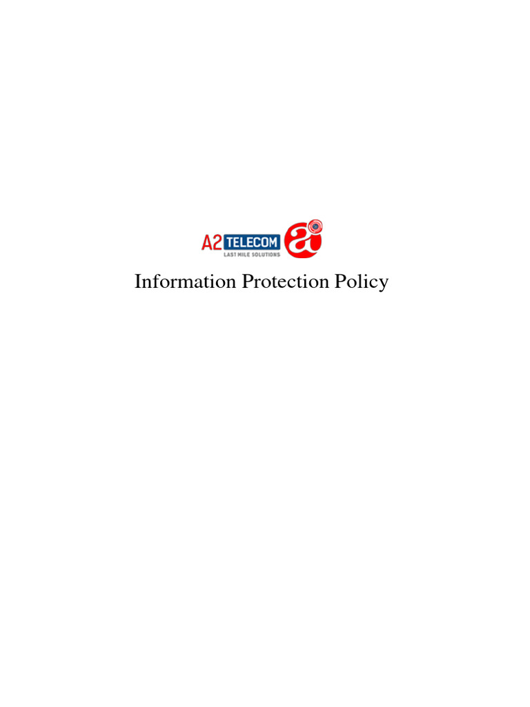 4.11.55 - Information Protection Policy | PDF | Information Security ...