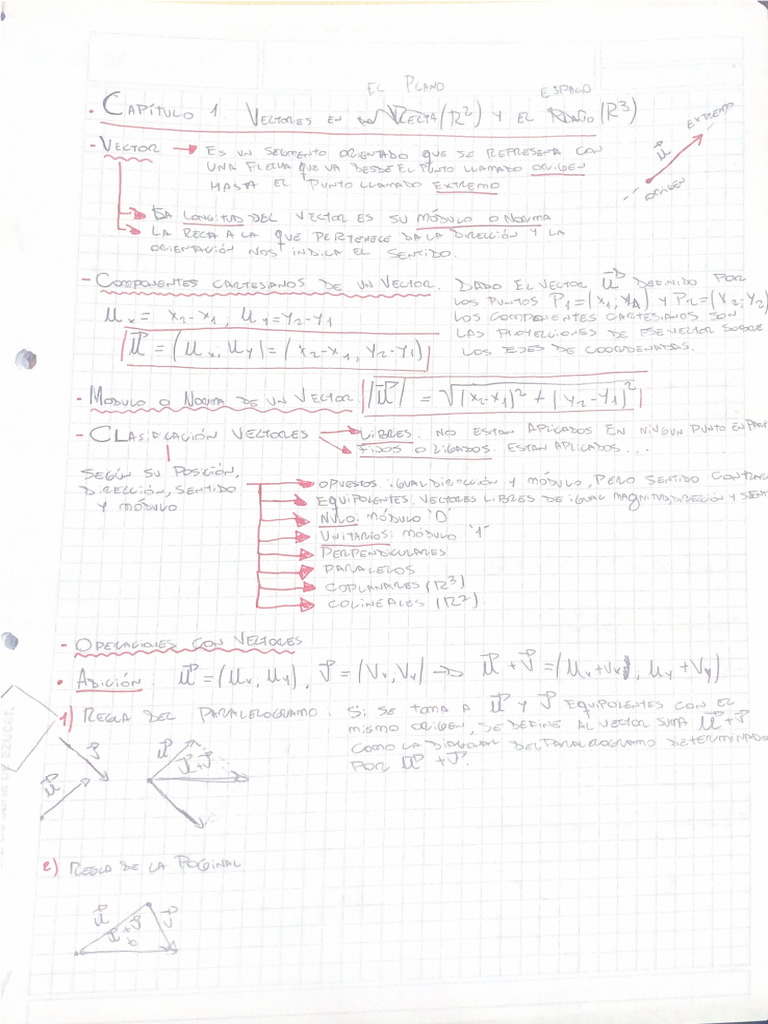 Resumen Algebra - Cap 1 | PDF