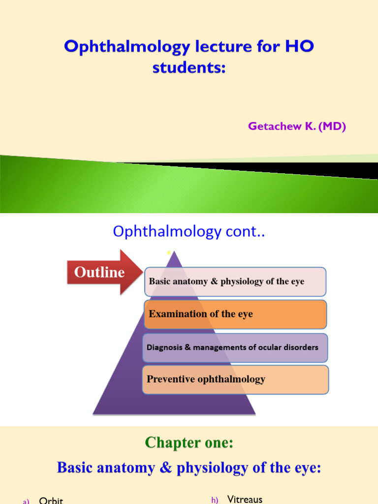 Ophthalmology 2 | PDF | Glaucoma | Human Eye