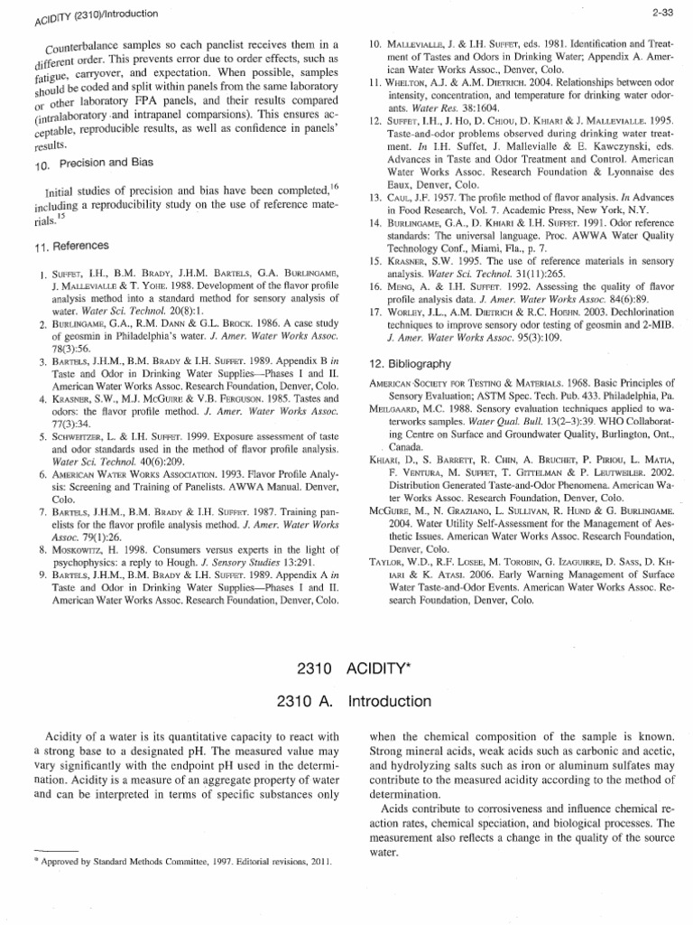 Acidez Apha 23 | PDF