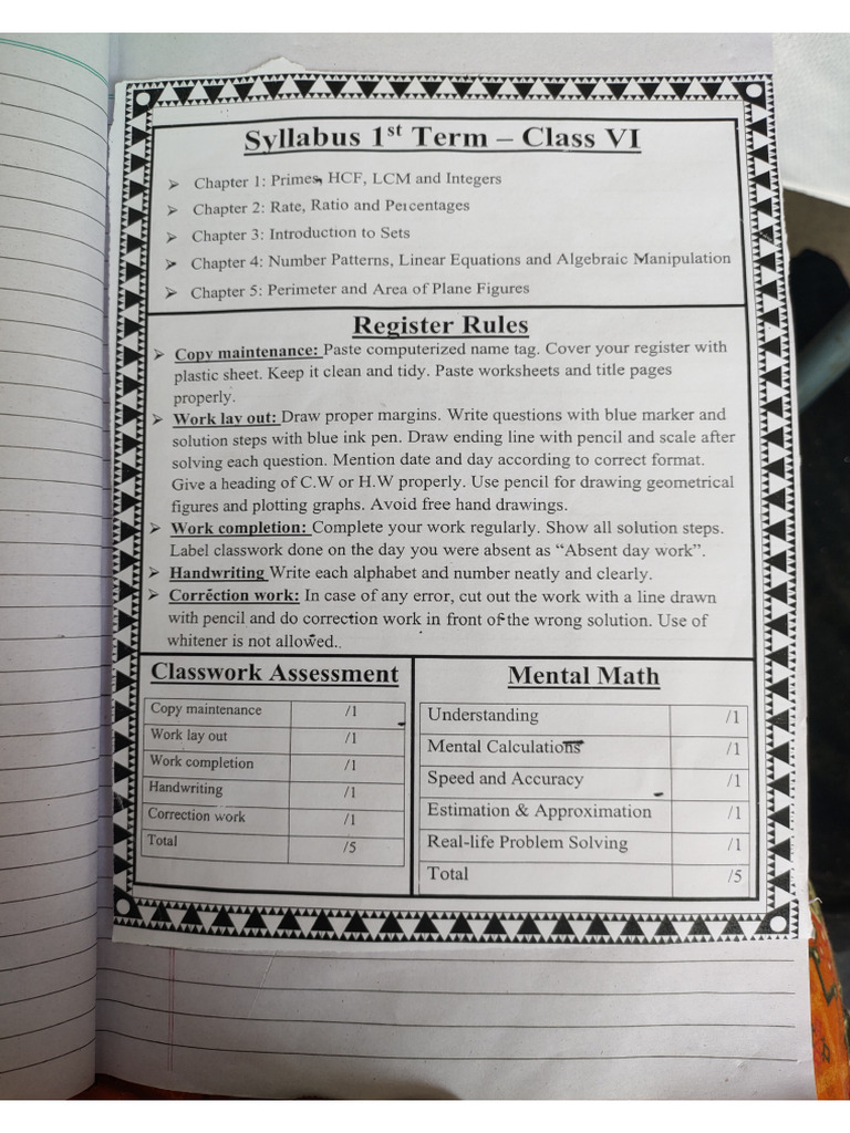 Class 6 Maths - PDF | PDF