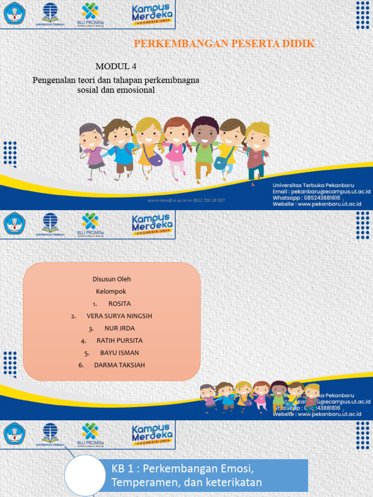 Perkembangan Peserta Didik Kelompok 4 Modul 4 | PDF | Karier & Perkembangan | Pengembangan Diri