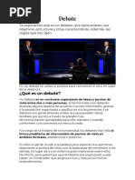 Tipos de Debate-Mociones | PDF