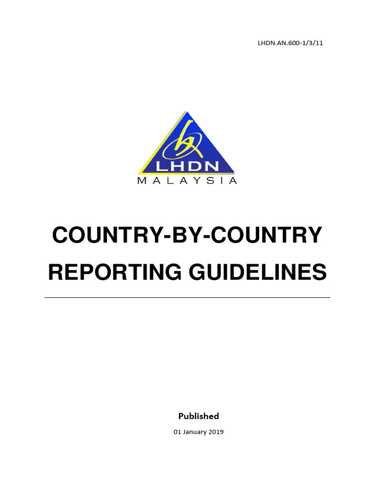 IRBM CBCR Guideline | Download Free PDF | Taxes | Income Tax