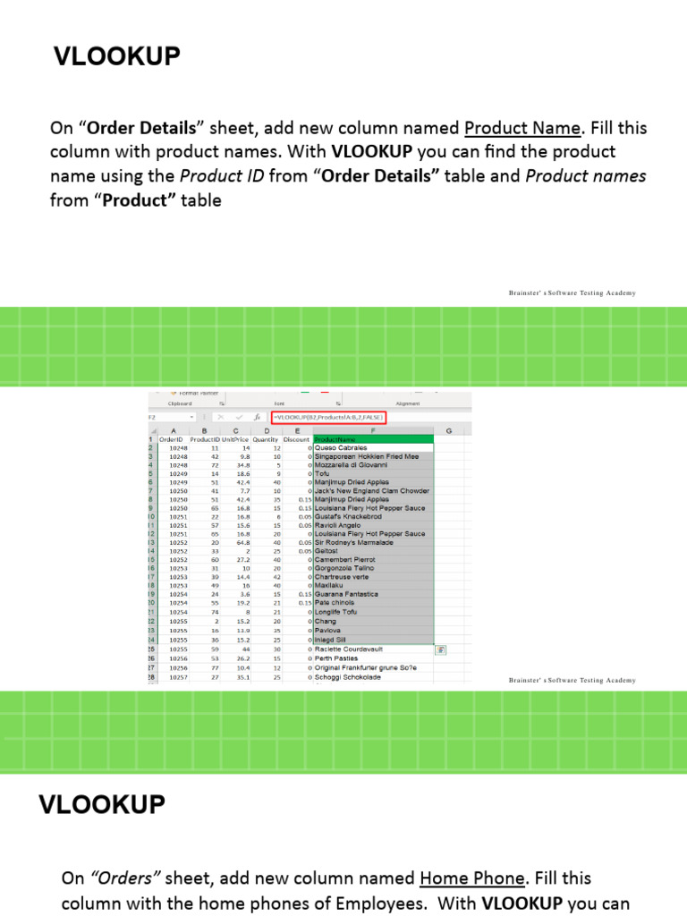 Exercises Excel 1 | PDF