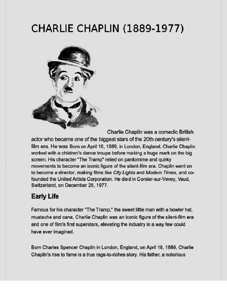Charles Chaplin | PDF