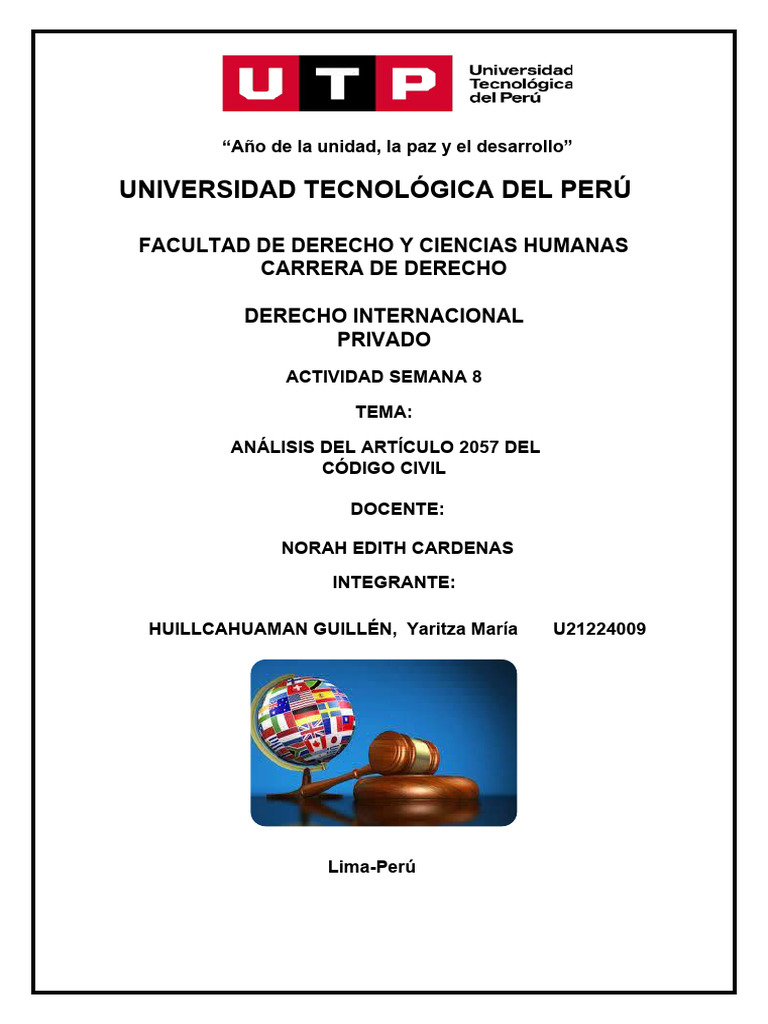 S08 Tarea | PDF | Perú | Domicilio (Ley)