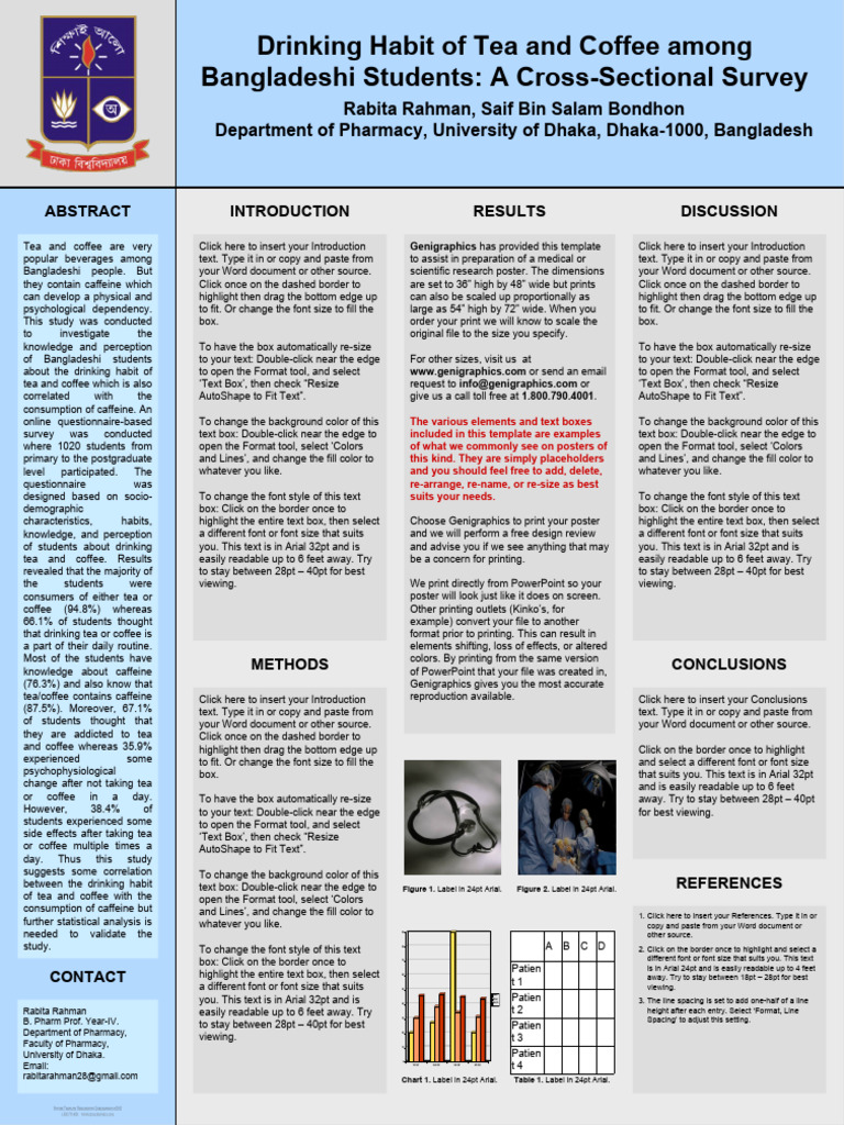 Caffeine Poster | PDF | Coffee | Tea