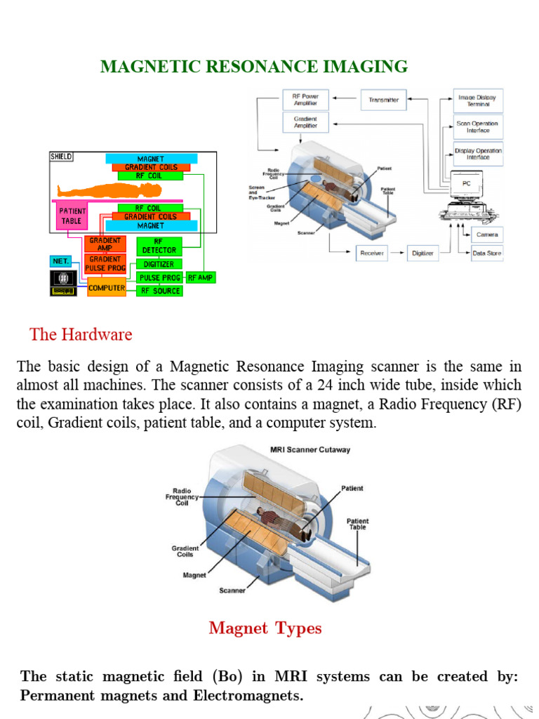 Lecture Three | PDF | Magnet | Magnetic Resonance Imaging