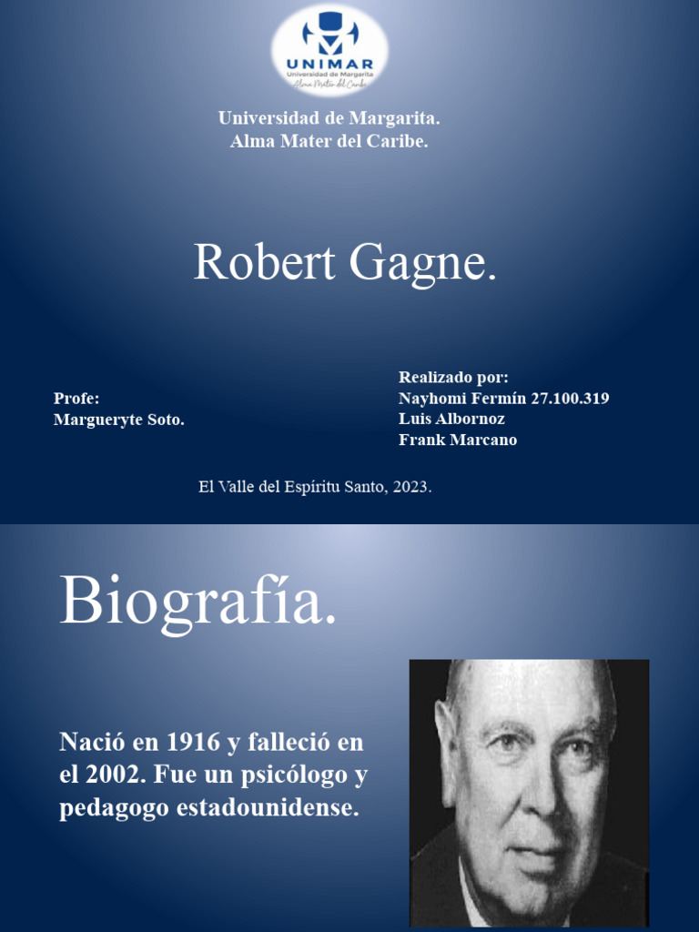 Robert Gagne | PDF
