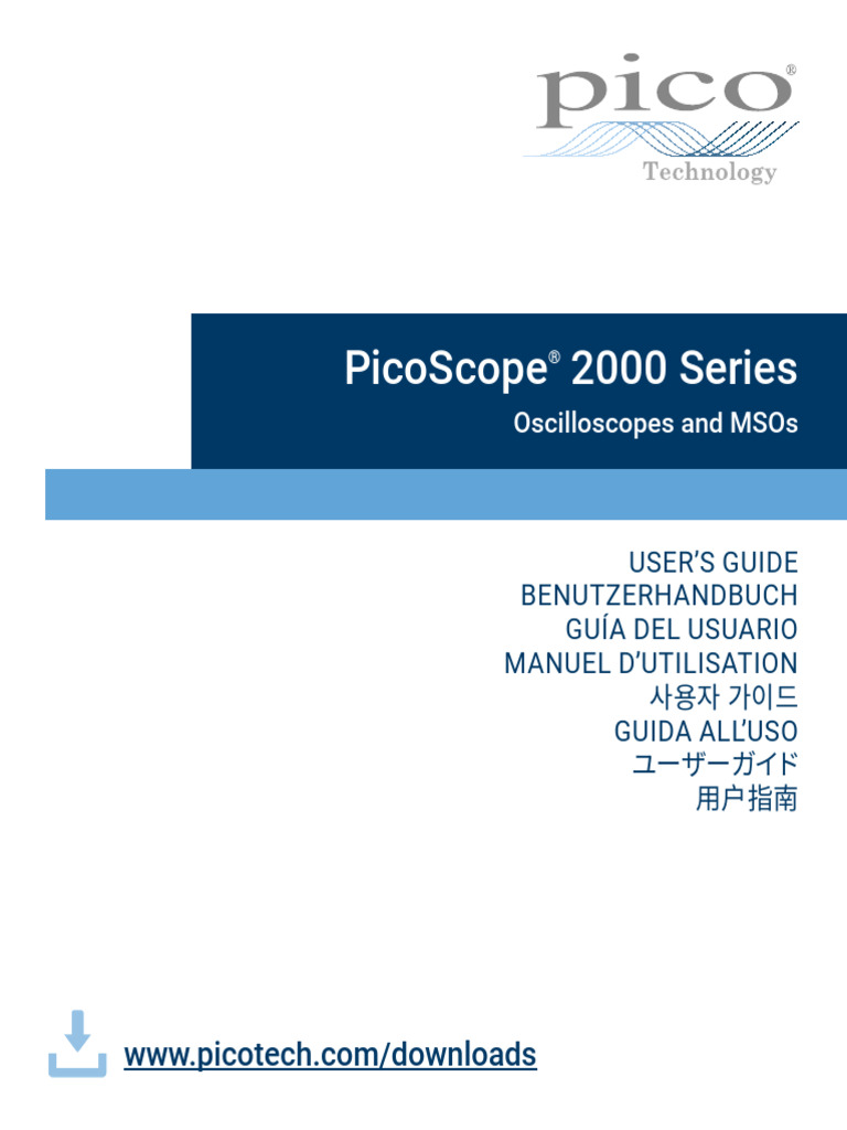 Picoscope 2000 Series Quick Start Guide | PDF