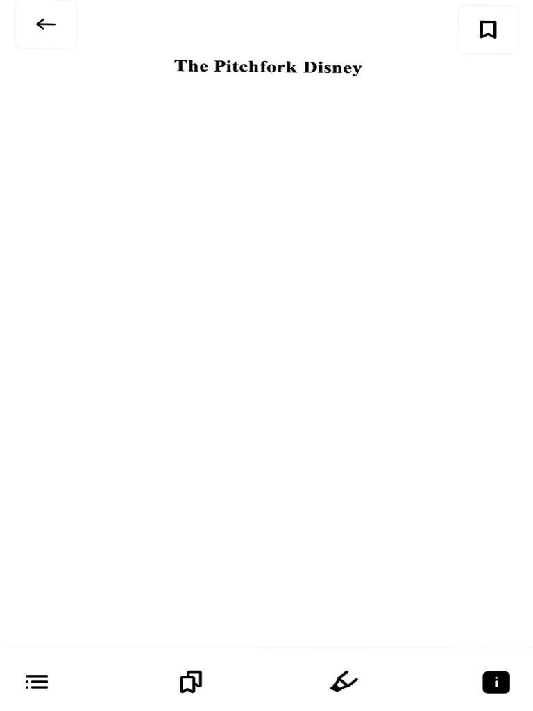 1 The Pitchfork Disney | PDF