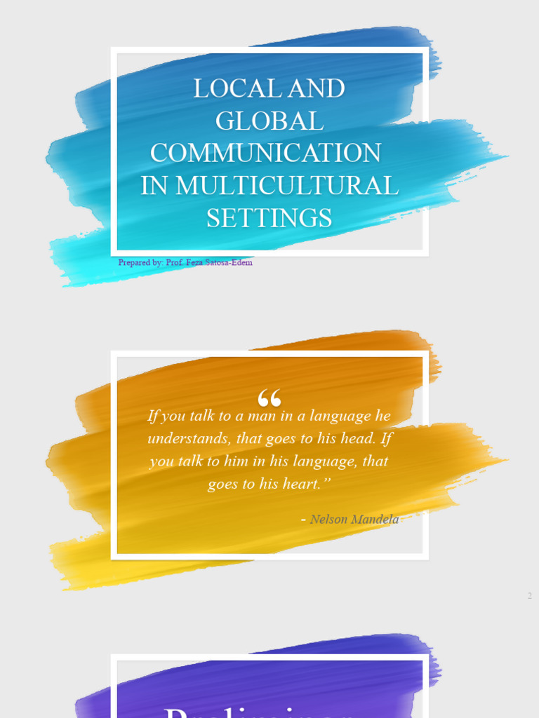 GE5 Lesson-3 | PDF | Cross Cultural Communication | Communication