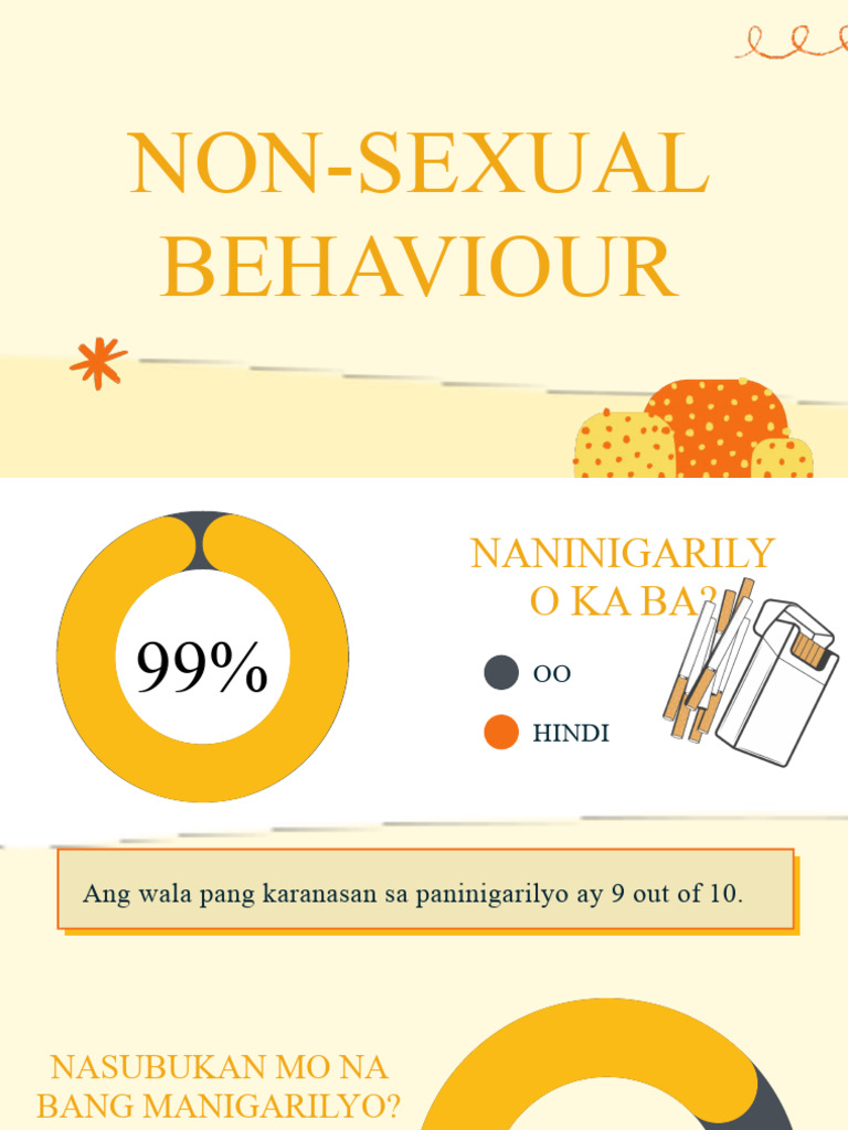 Non-Sexual Behaviour - 11 Humss D | PDF