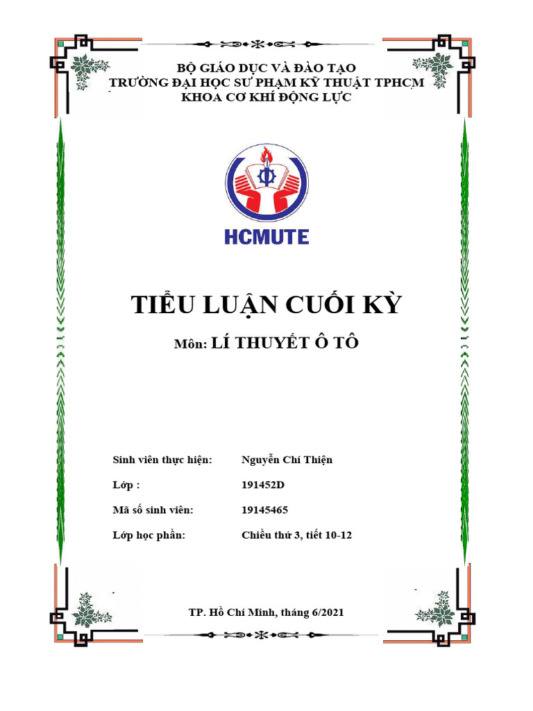 Tiểu Luận Cuối Cùng LTOT | PDF