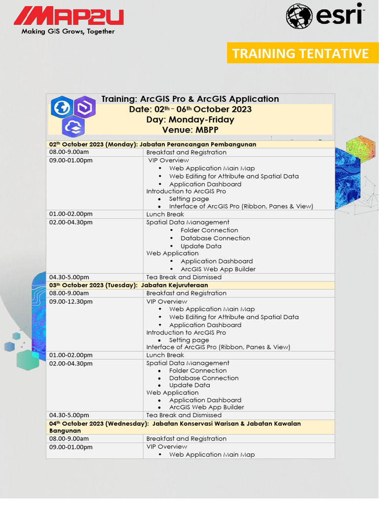 Tentative Training 2 VIP | PDF | Arc Gis | Web Application