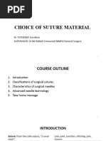 Sutures Comparison Chart | PDF | Surgical Suture | Chemical Substances
