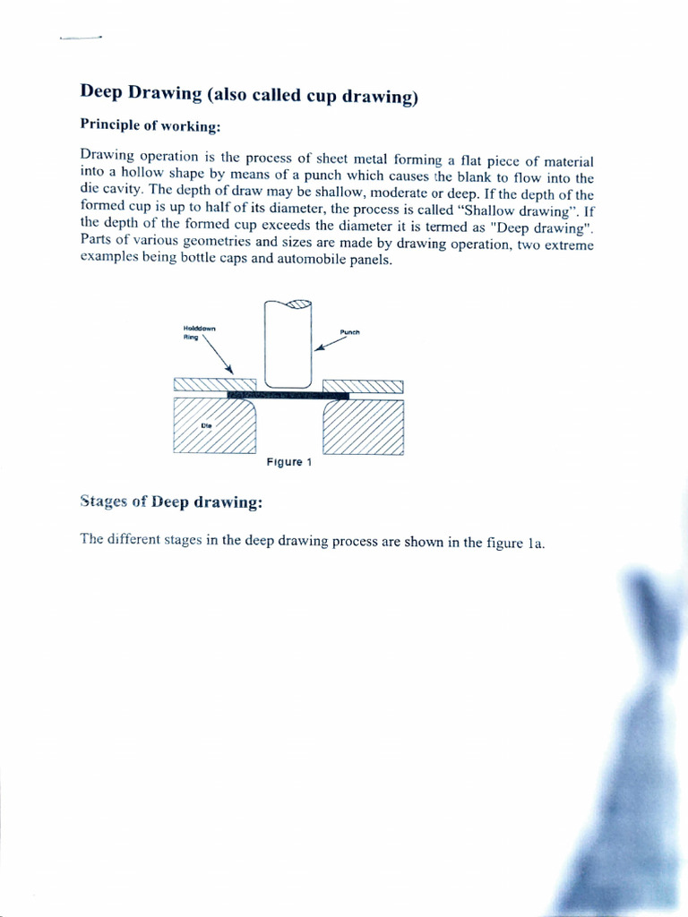 Deep Drawing | PDF | Lubricant | Sheet Metal