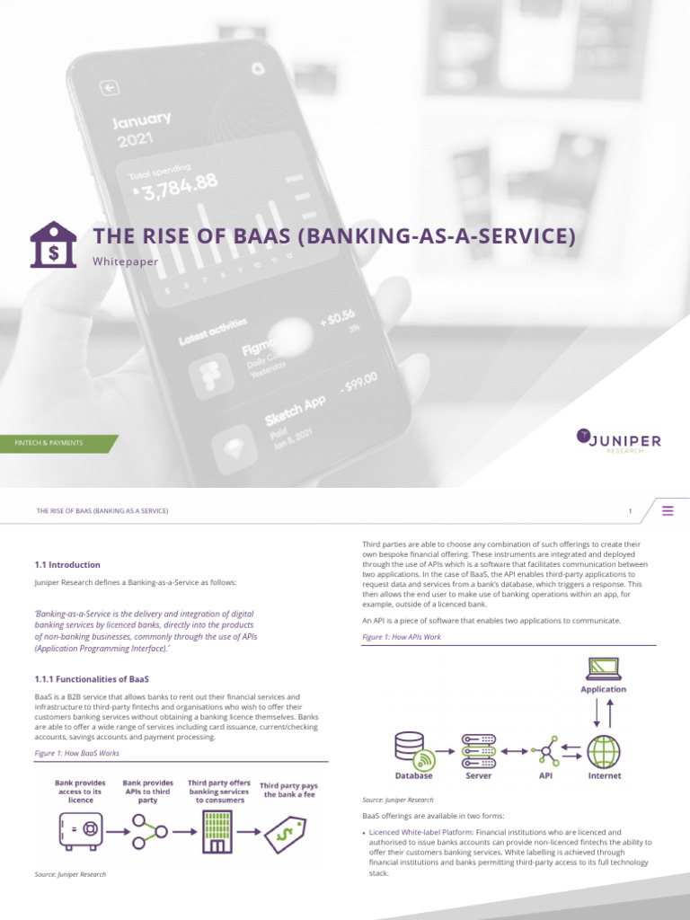The Rise of BaaS (Banking As A Service) Whitepaper | PDF | Banks ...