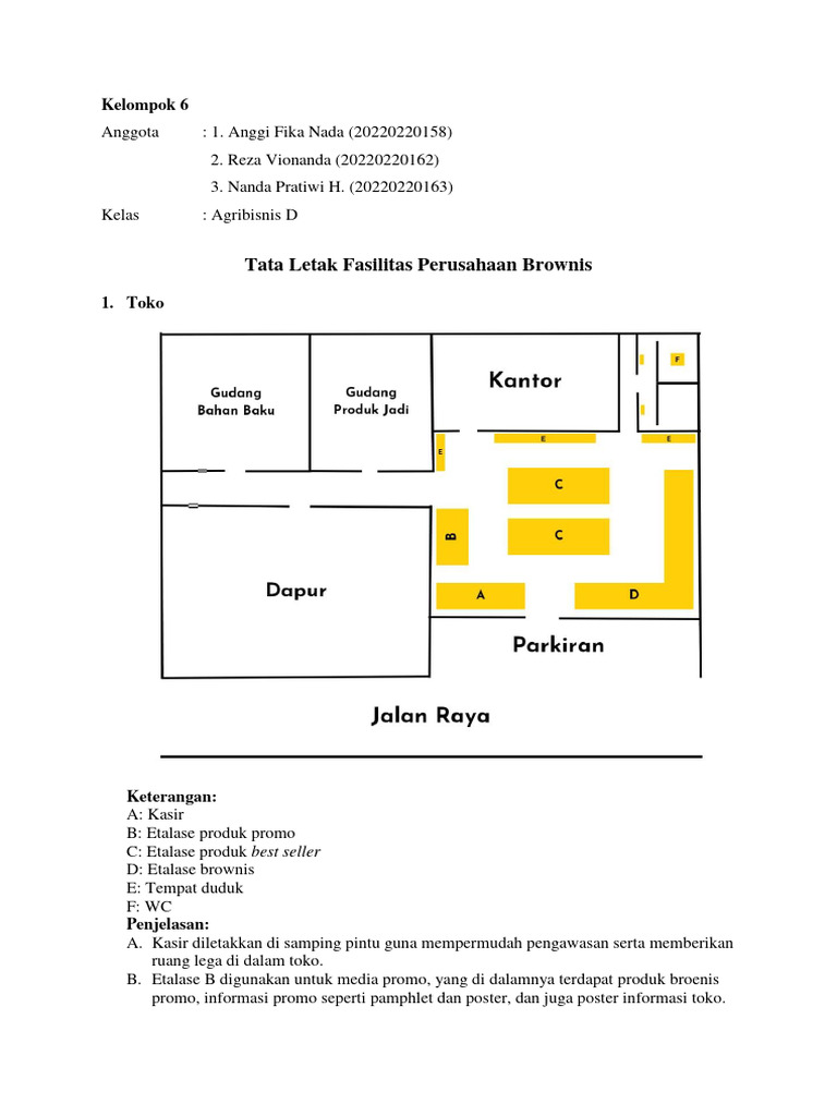Tugas Tata Letak Fasilitas Perusahaan | PDF