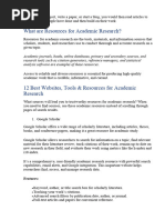 RRL Academic Search Engines | PDF | Academic Journal | Libraries