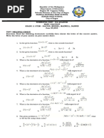 Grade 11 STEM 4th Quarter Reviewer Basic Calculus | PDF | Calculus | Derivative