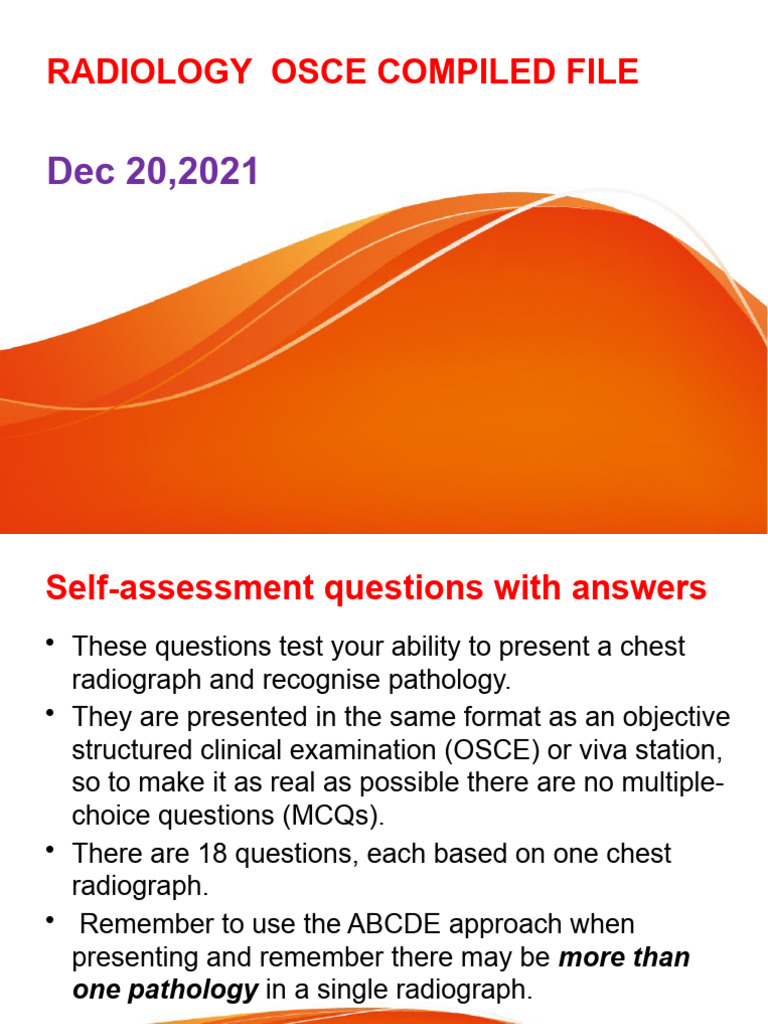 Osce Radio | PDF | Thorax | Heart