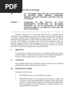 MARINA CoC and CoP Requirements Update | PDF | Shipping