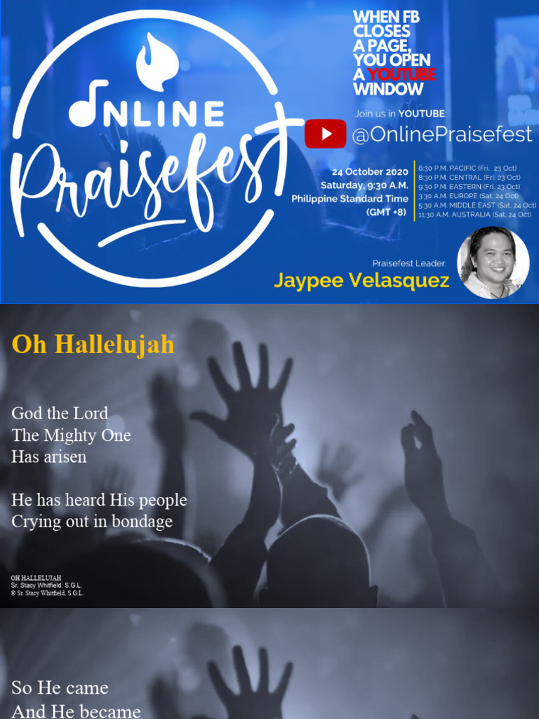 OPL Lyrics Deck - FINAL | Download Free PDF | Glory (Religion) | Jesus