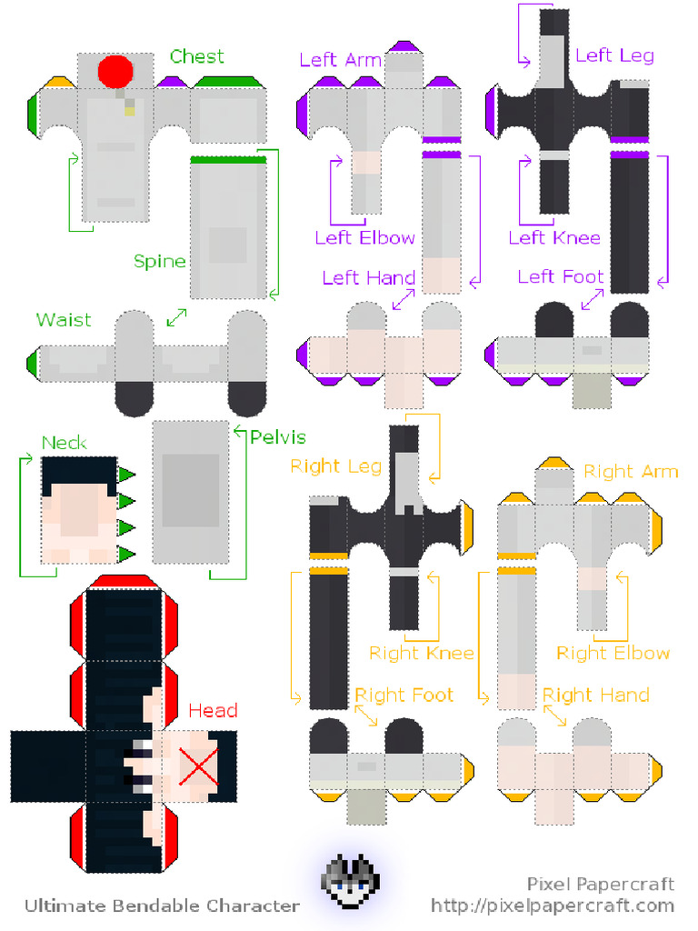 Minecraft Bendable Character | PDF