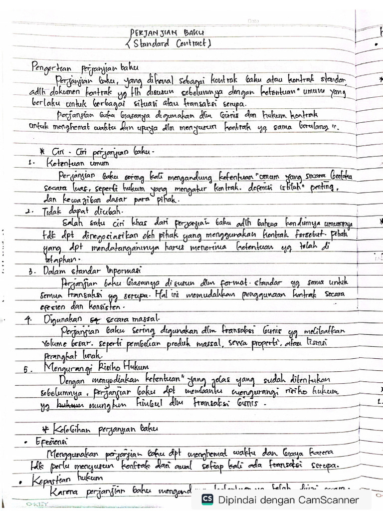 Catatan Kuliah | PDF