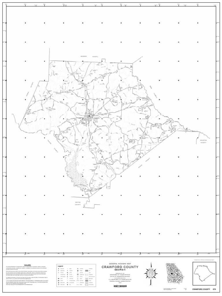 Crawford County Georgia Map | PDF