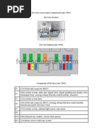 Under-Hood Fuse/Relay Box Diagram | PDF | Fuse (Electrical) | Relay