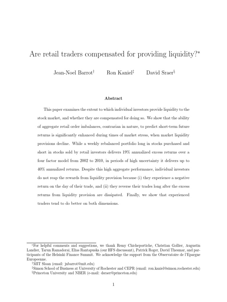 Bks Full | PDF | Market Liquidity | Stocks