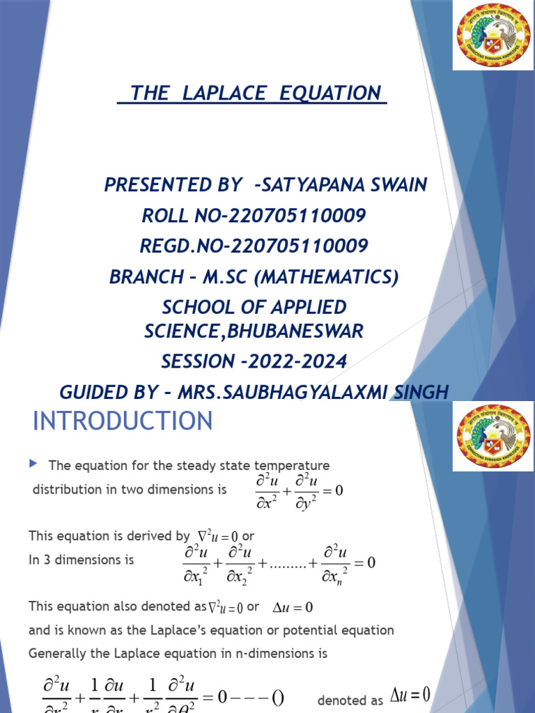 Laplace Equation (SPS) | PDF | Equations | Differential Calculus