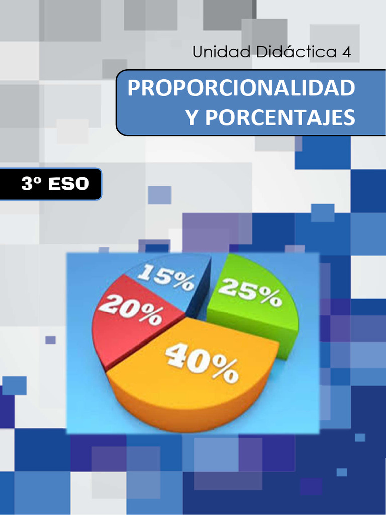 Proporcionalidad y Porcentajes 3º ESO | PDF | Porcentaje | Proporción