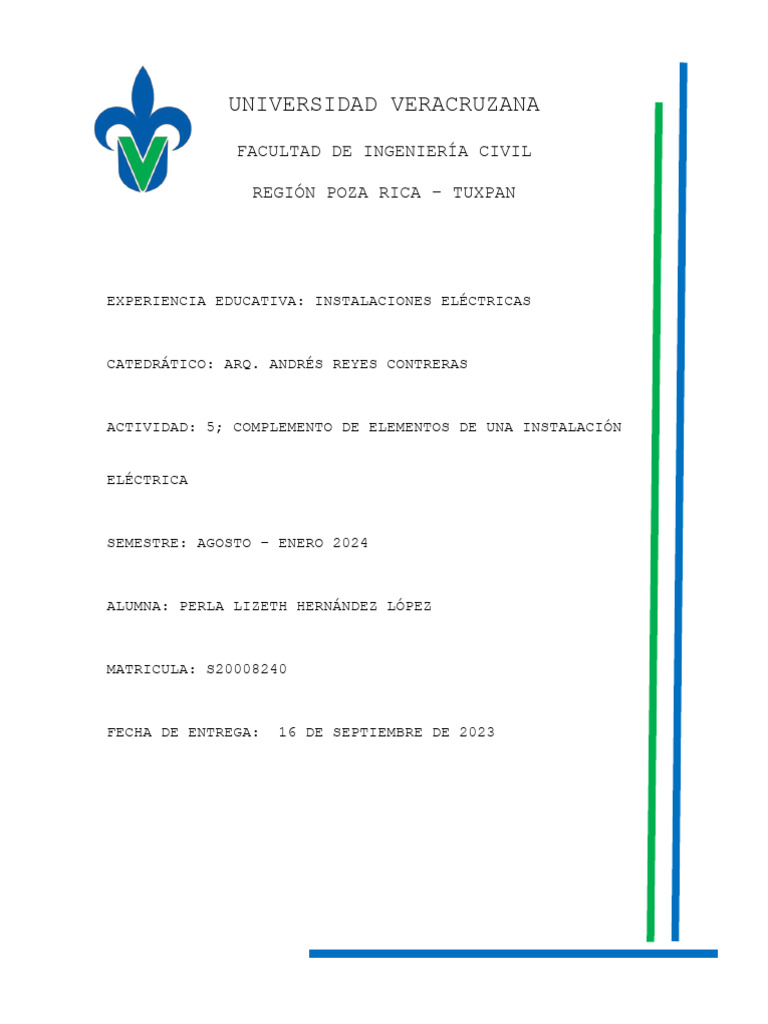 Complementos Electricos | PDF | Ingenieria Eléctrica | Cableado eléctrico
