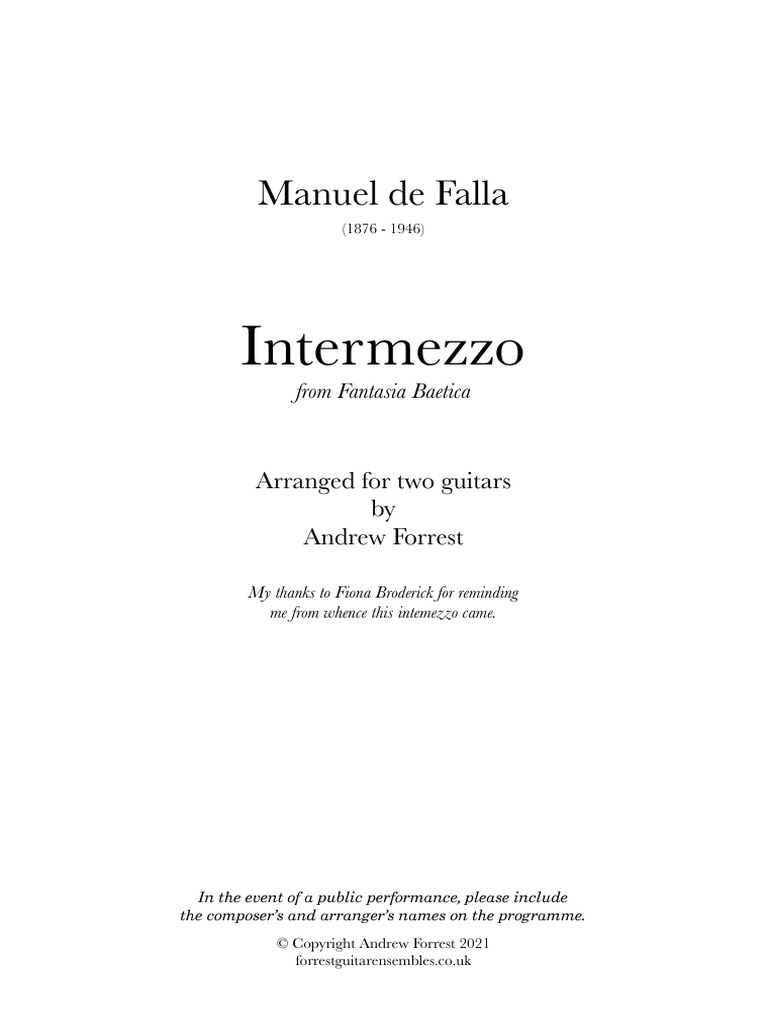 D0029 Falla Intermezzo | PDF
