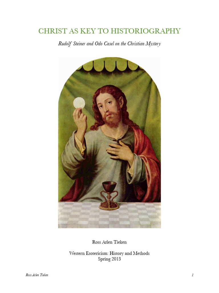 Christ As Key To Historiography Rudolf S | PDF | Rudolf Steiner ...