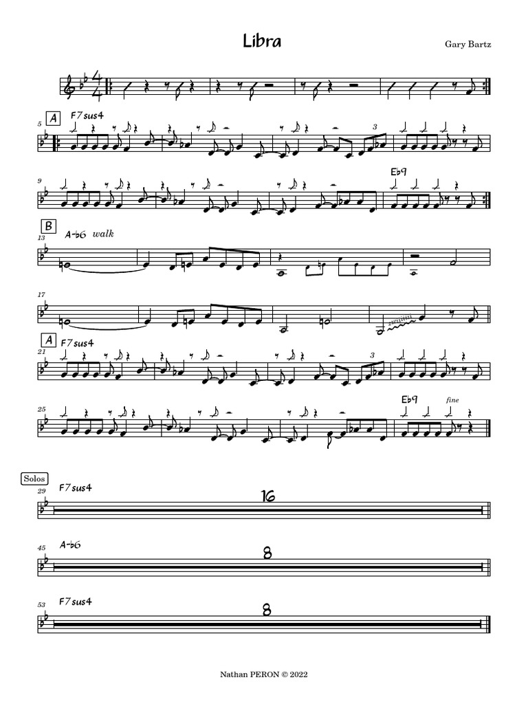Libra Bb-Garybartz | PDF