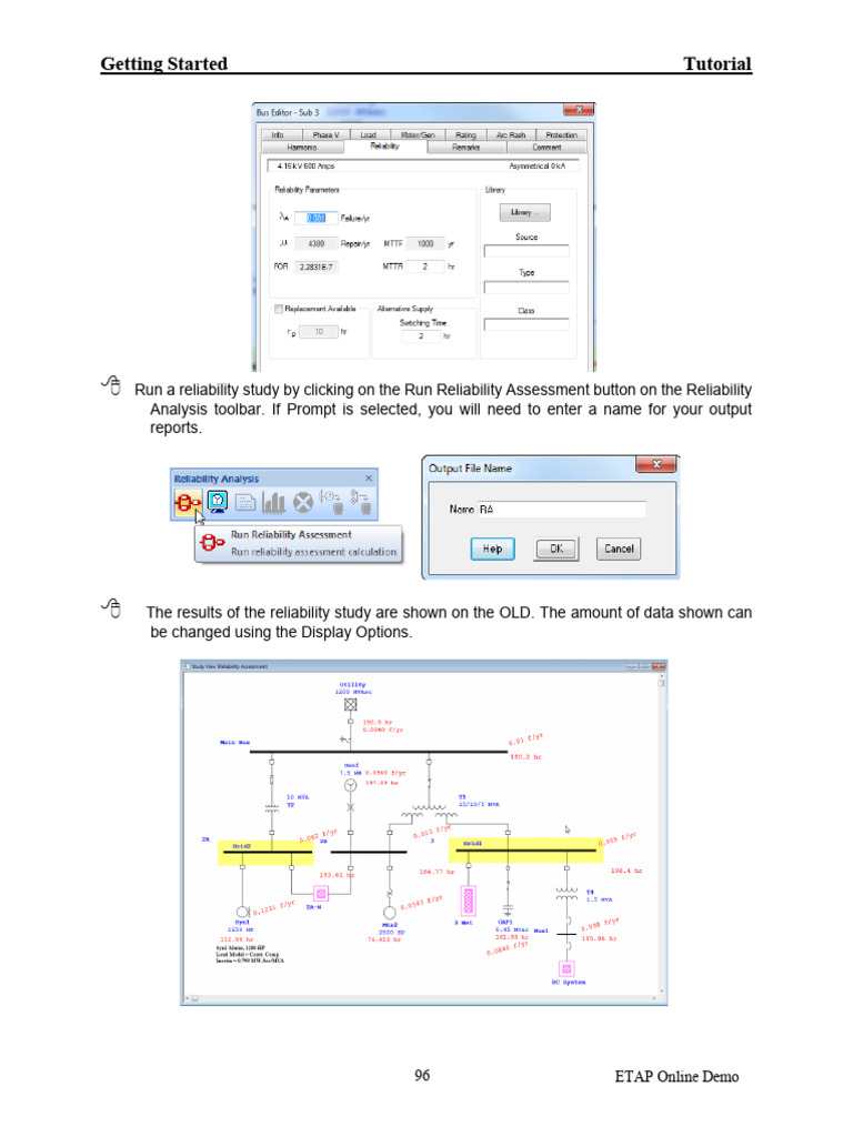 Etap Gettingstarted Demo (100-130) | Download Free PDF | Reliability Engineering | Computer File