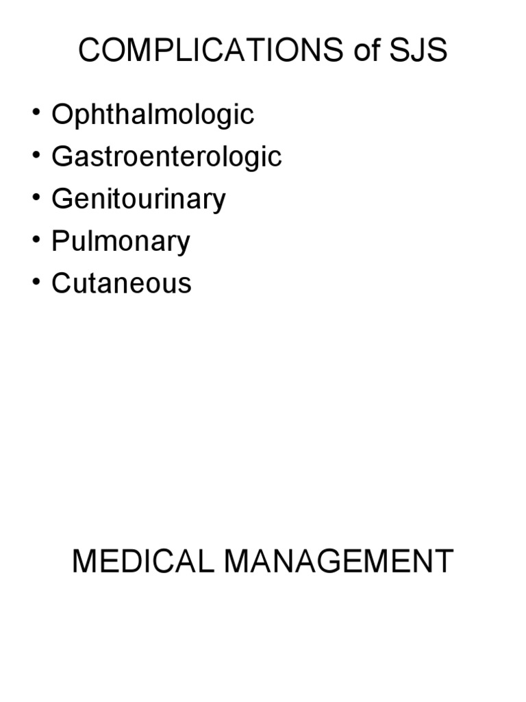 SJS Ica | PDF | Pain | Burn