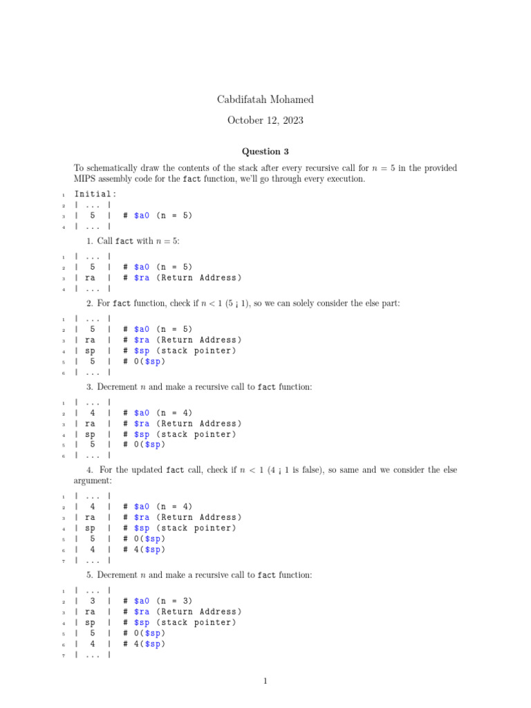 CS 1216 1 Cabdifatah Mohamed Assignment2 | PDF | Software Development | Computer Programming