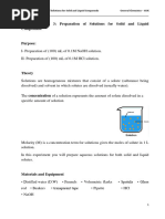 Titration Lab Report Template | PDF | Titration | Chemistry